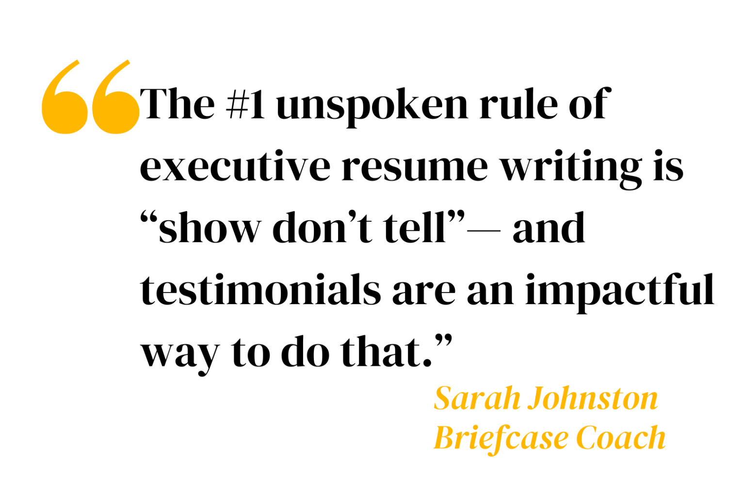 Enhance Your Resume with Testimonials - Briefcase Coach