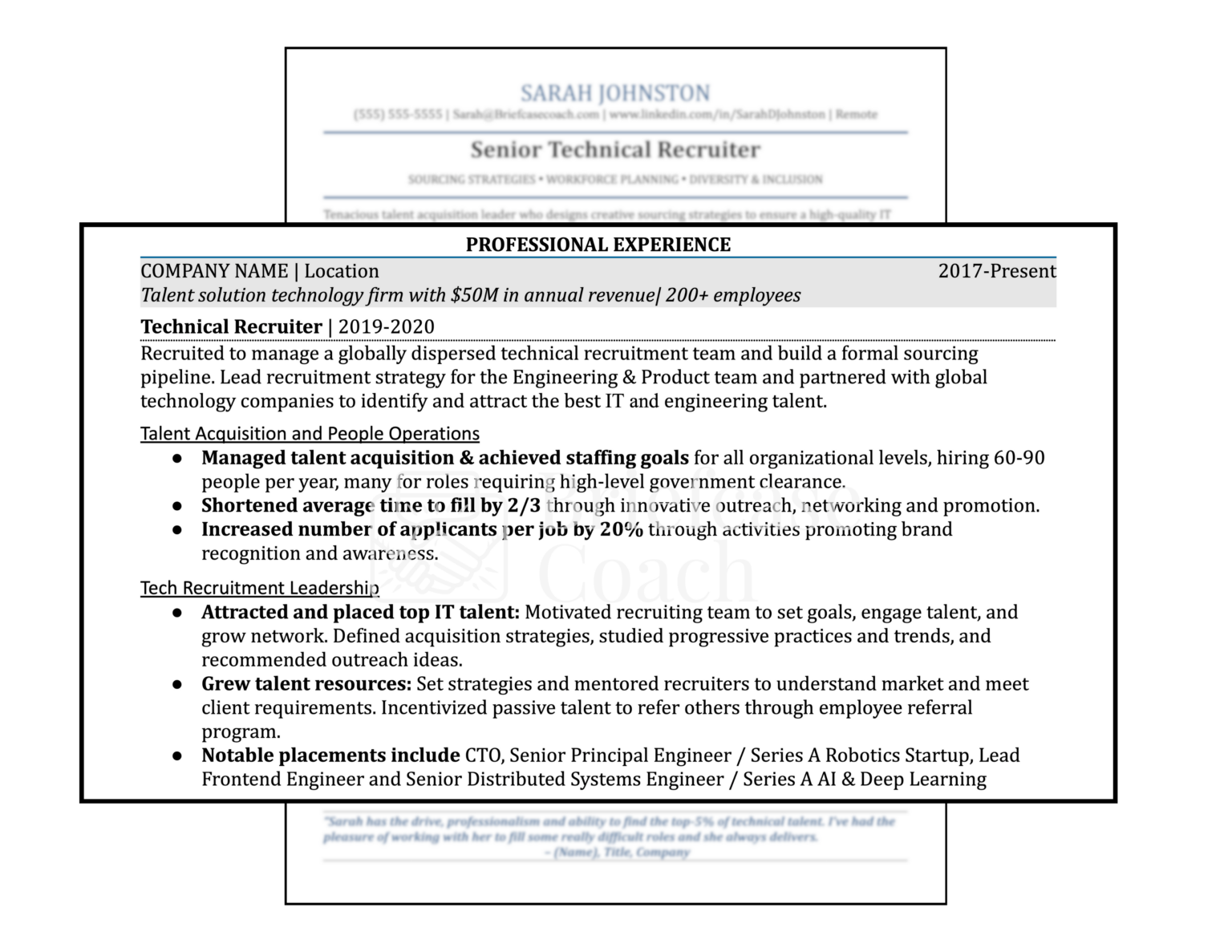 Writing an Executive Resume: An Expert Guide - Briefcase Coach