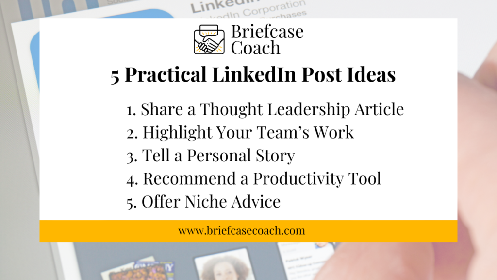 LinkedIn Strategies for Thought Leadership